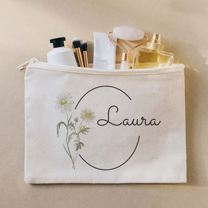 Daisy Cosmetic Bags - Etsy