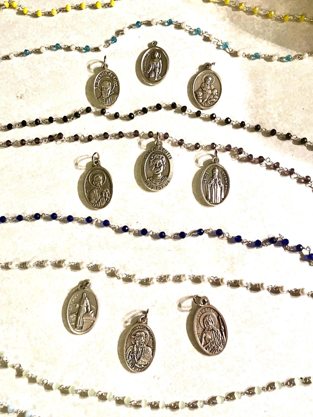 Choose Your Saint & Bead Color - Carlo, Luke, Francis De Sales ...