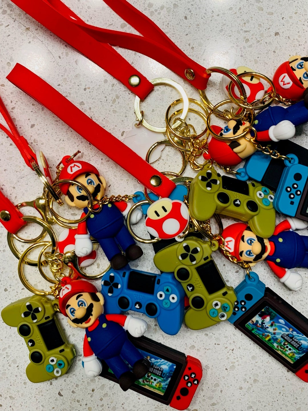 Super Mario Keychain - Etsy