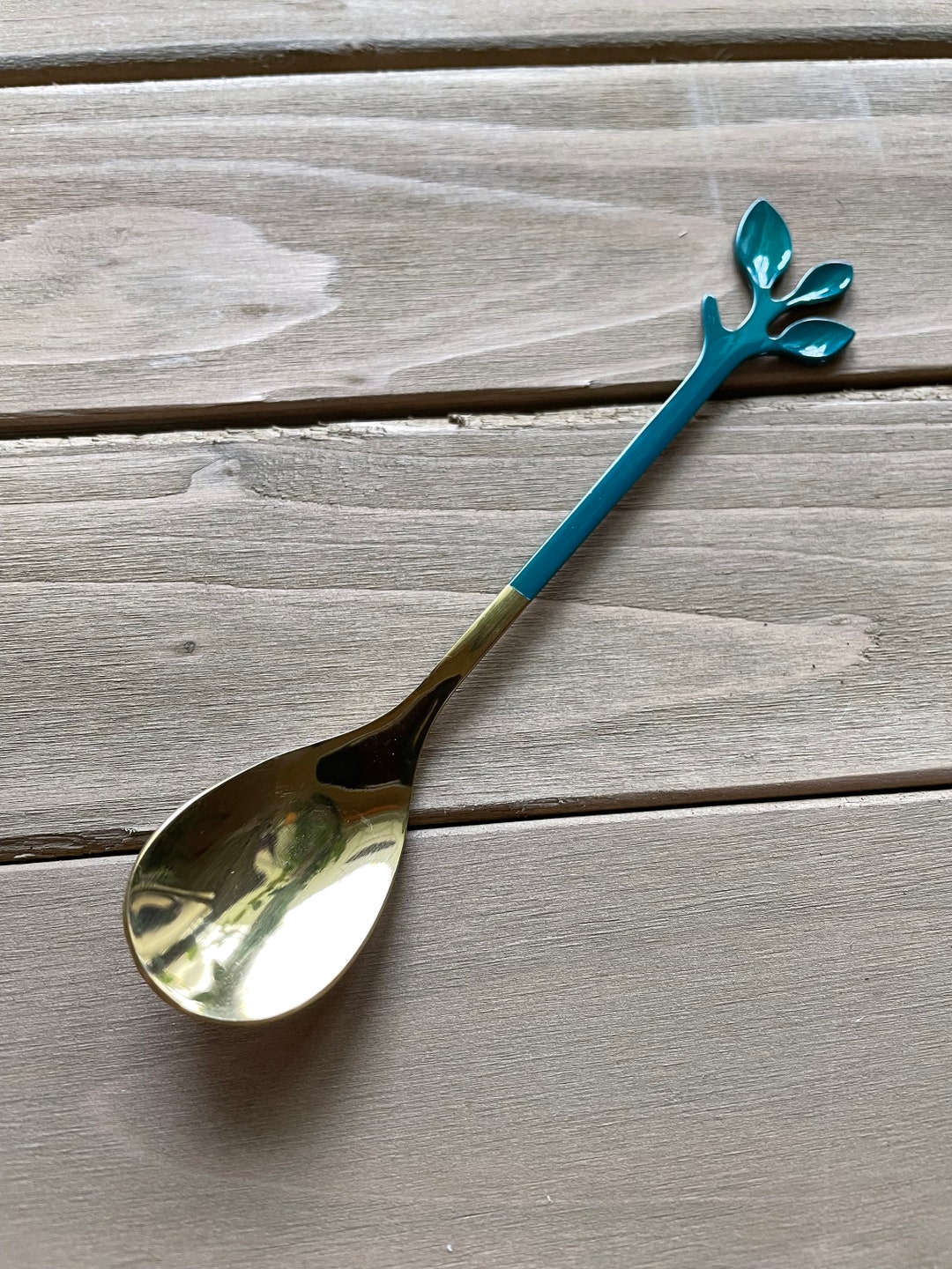 Elegant Leafy Spoons - Etsy