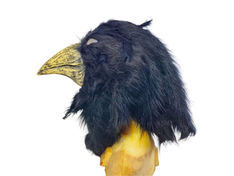 Realistic Raven Mask for Cosplay or Halloween, Crow Mask, Cosplay Mask ...