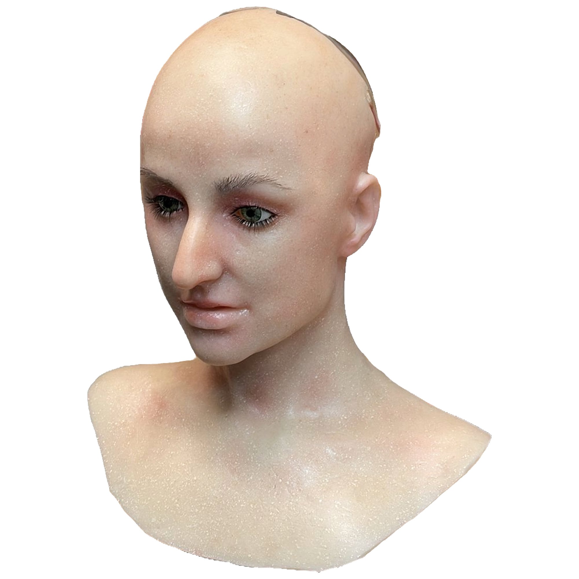 Realistic Sophia the Robot Silicone Bust Replica - Human Sized Figurine ...