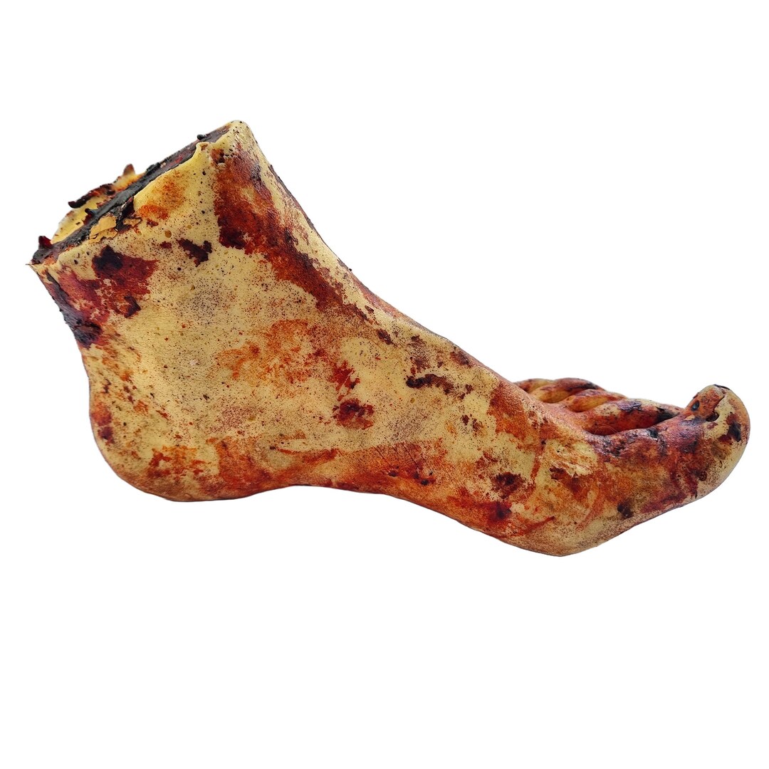Silicone HORROR PROP Injured Foot Foot Movie High Quality Details Blood ...