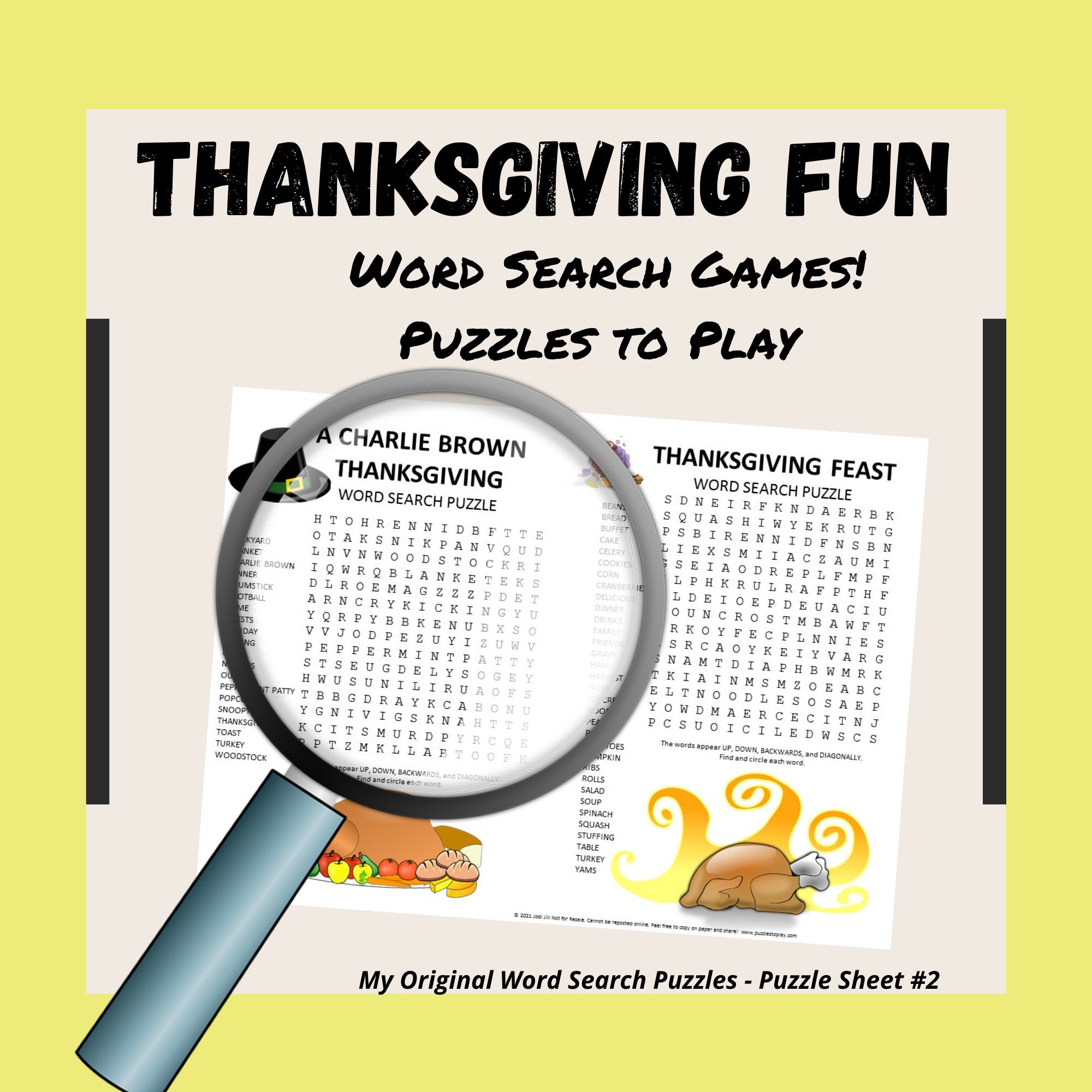 10 Turkey Day Printable Word Search Puzzles for Kids | Thanksgiving ...