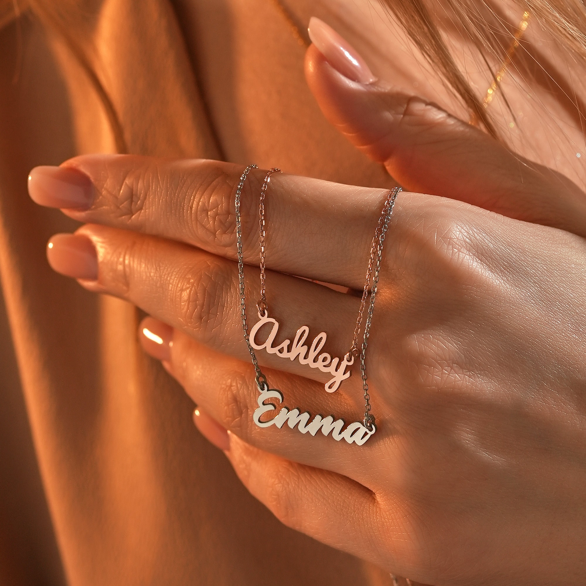 Gigi Name Necklace for Grandma Grandkid Name Necklace Mother - Etsy