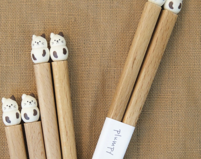 Japan Plumpy Cat Cute Animal Chopstick - Etsy