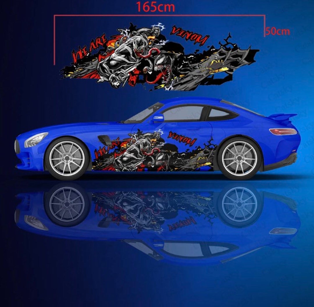 Venom Car Decal Cast Vinyl Wrap Universal Size Sticker - Etsy