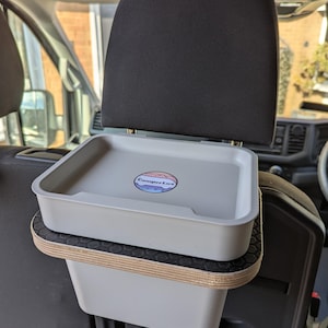 Campervan Headrest Bin Holder for IKEA HÅLLBAR 3L Bin – T5 T6 Crafter ...
