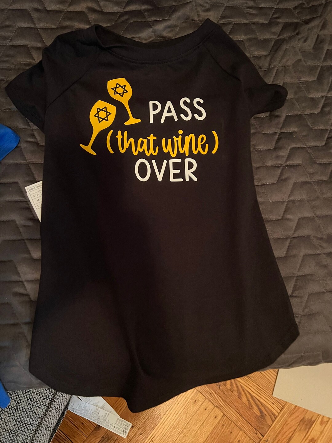 Passover Themed Dog (or Cat) Tshirt! (pass That Wine Over) - Etsy