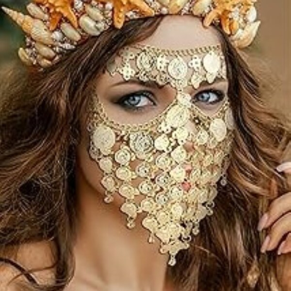 Belly Dance Mask - Etsy