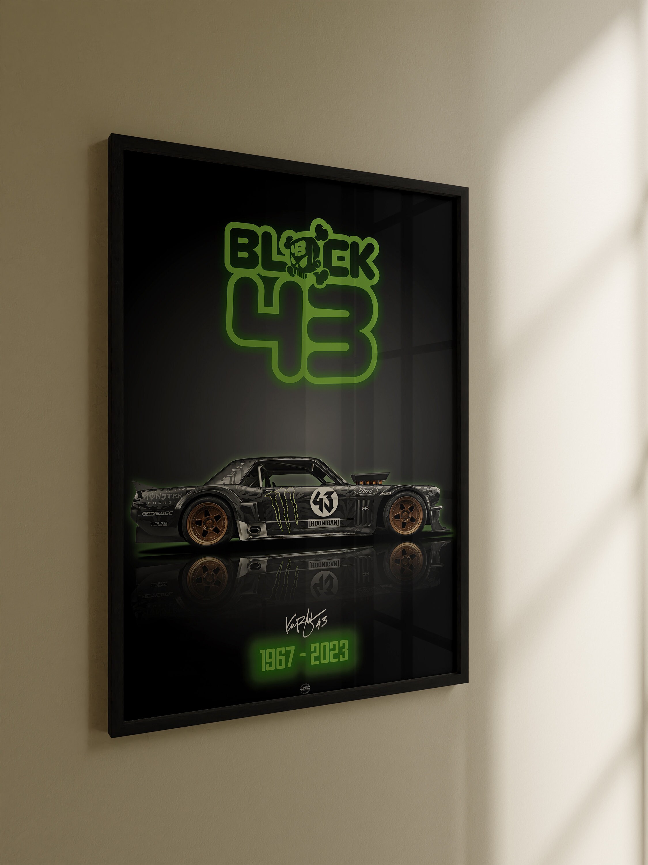 Ken Block Poster, Hoonicorn Legend, Ken Block Tribute Poster, Digital ...