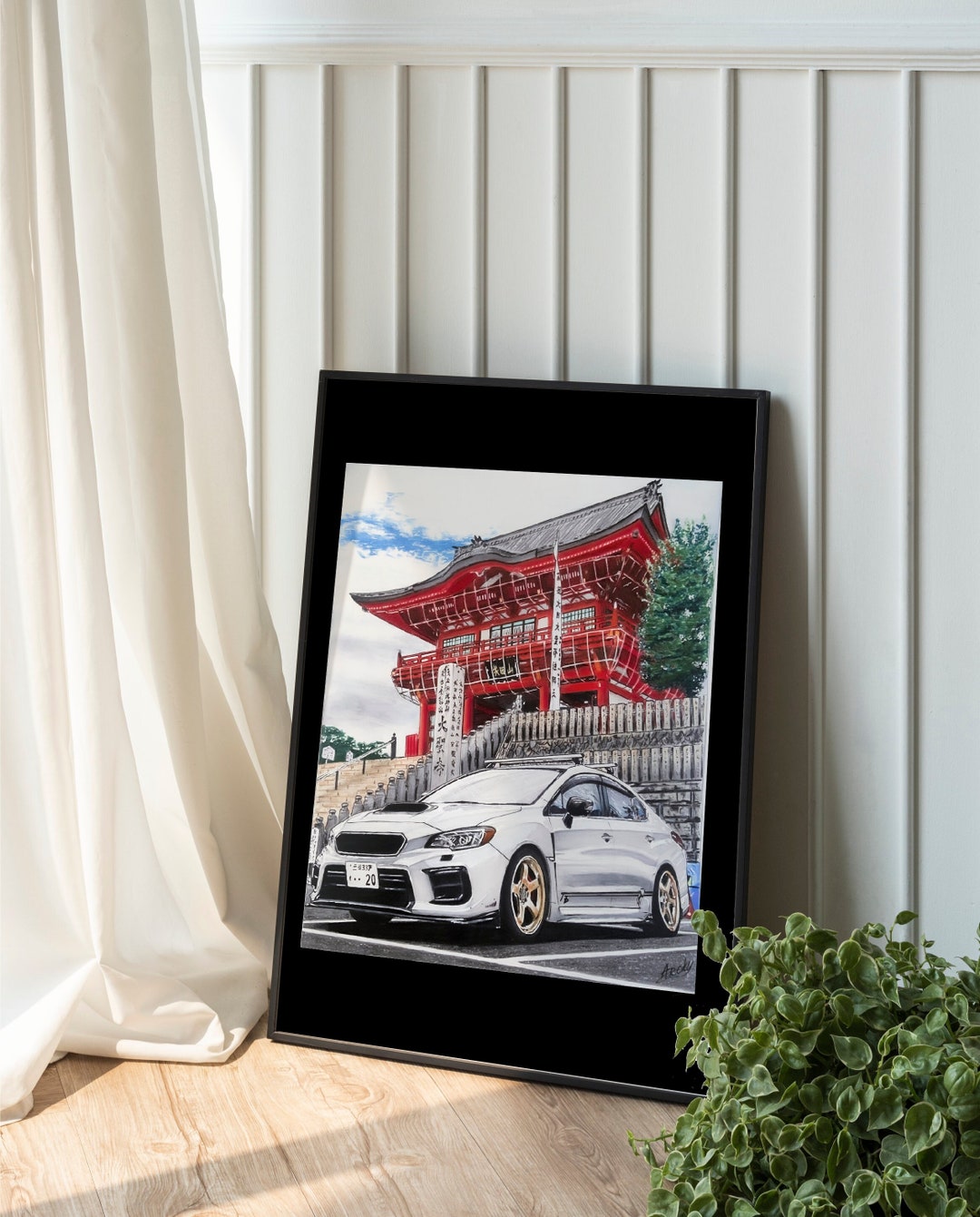 Subaru Drawing, JDM Poster, Car Poster, Gift for Him, Unique Gift ...