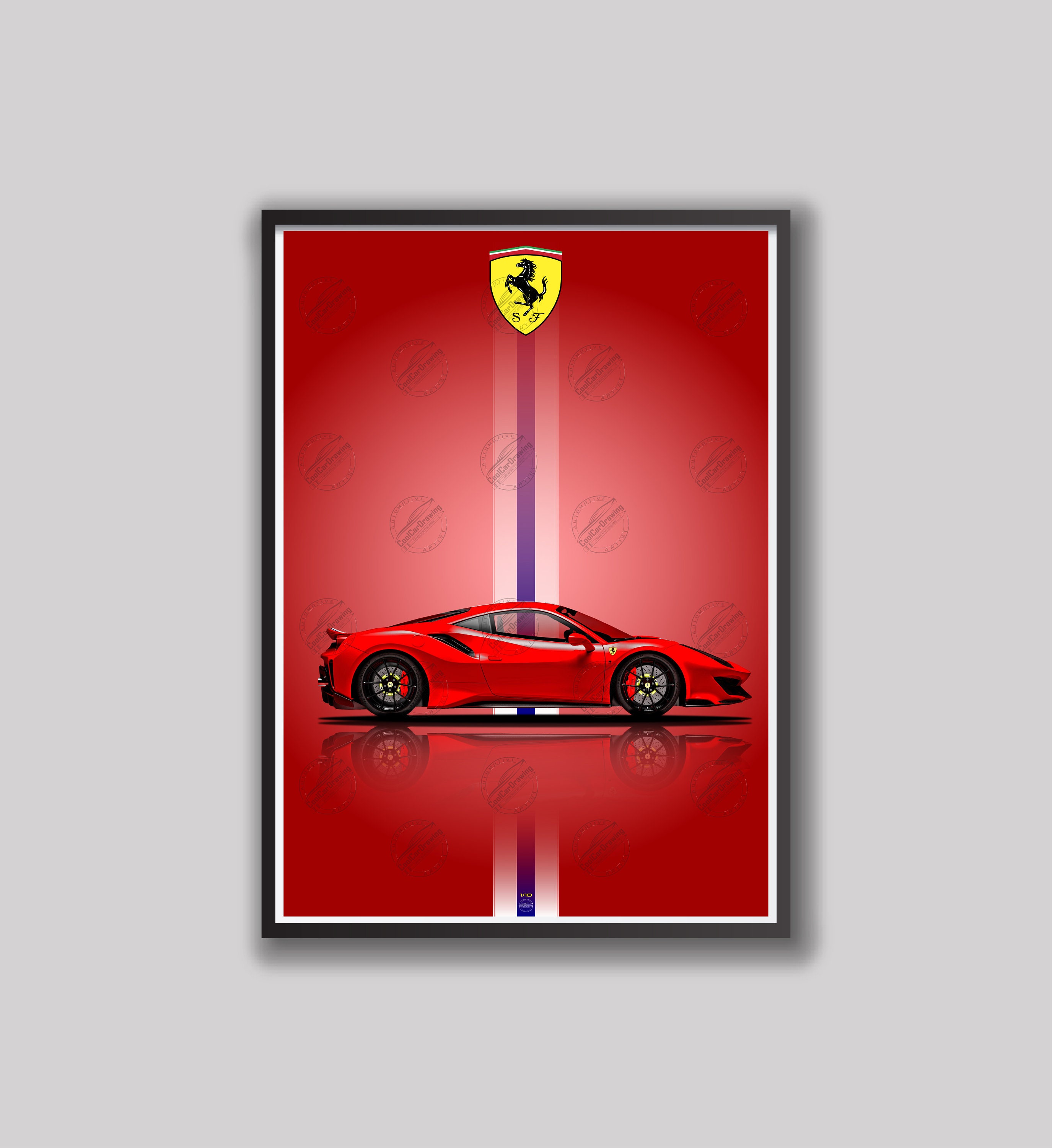 Cool Car Outline Logo