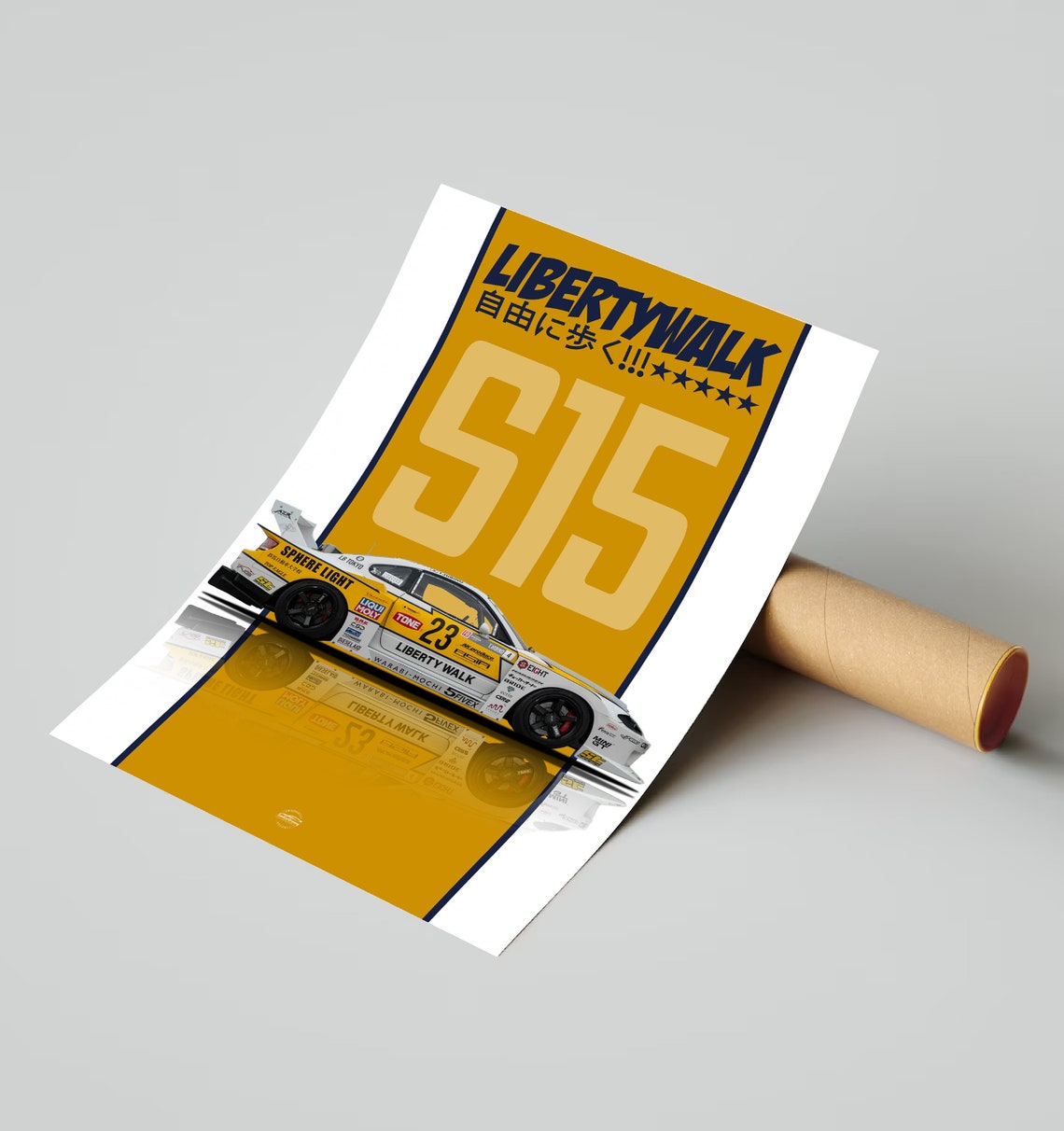 Nissan Silvia S15 Poster LBWK Car Print Digital File Download JDM Wall ...