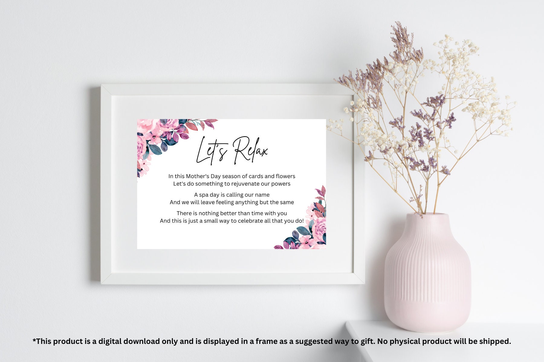 Spa Gift Idea | Experience Gift | Printable Digital Poem | Adventure ...
