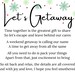 Weekend Getaway Gift Idea | Experience Gift | Printable Digital Poem ...