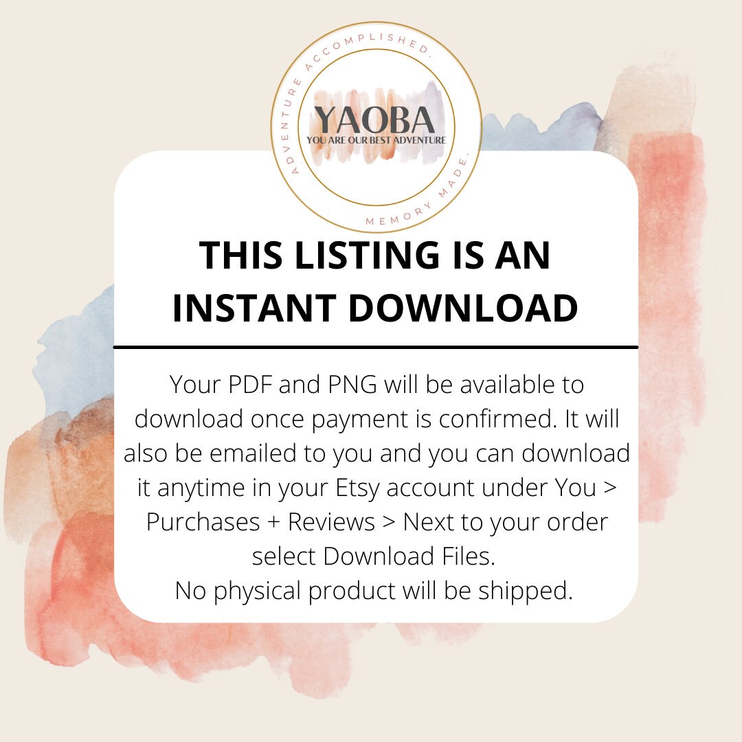 Weekend Getaway Gift Idea | Experience Gift | Printable Digital Poem ...