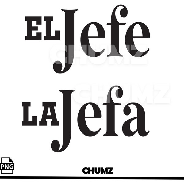 El Jefe Svg - Etsy