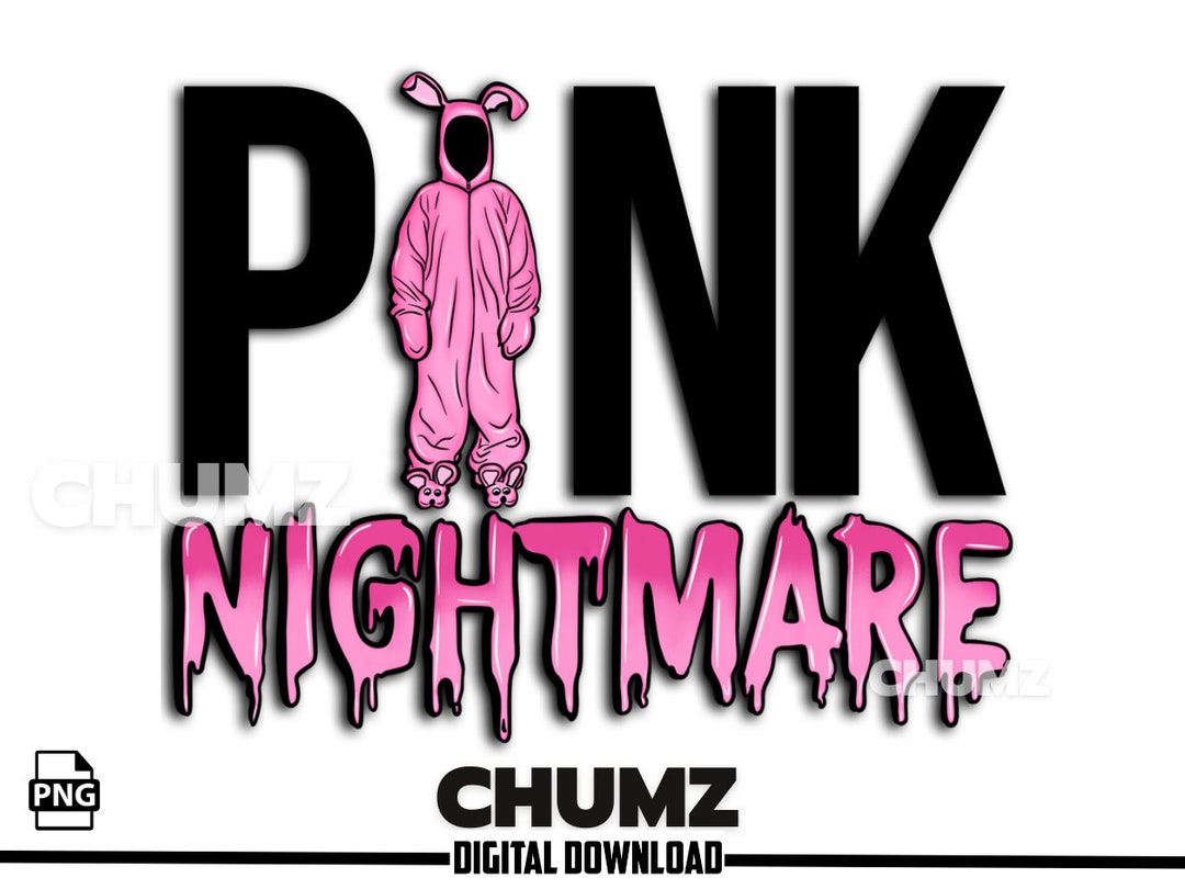 PINK NIGHTMARE PNG descarga digital png dibujado a mano una - Etsy México