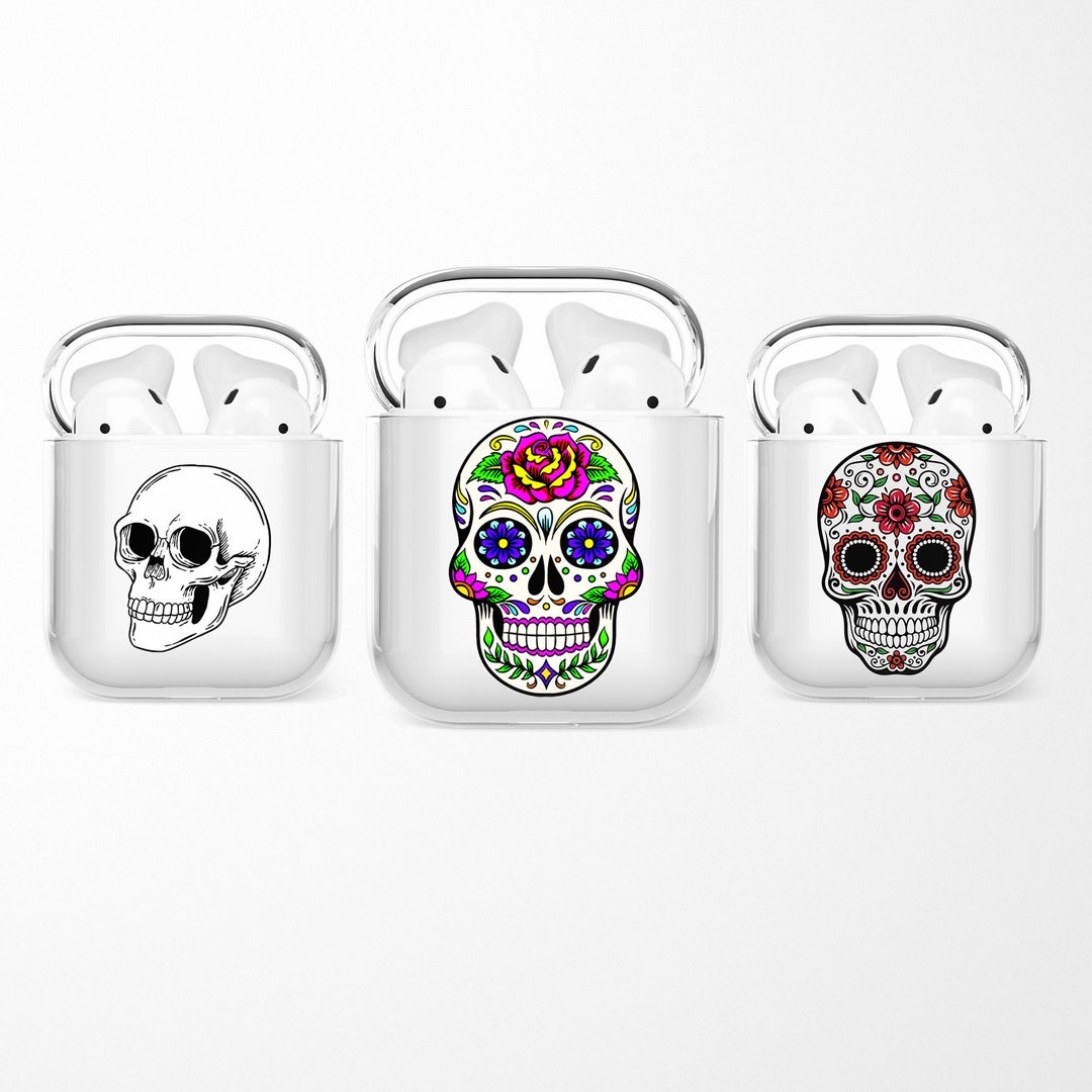 Gothic Skull Design Airpods Case Horror Cover for Airpods Generation 1 ...