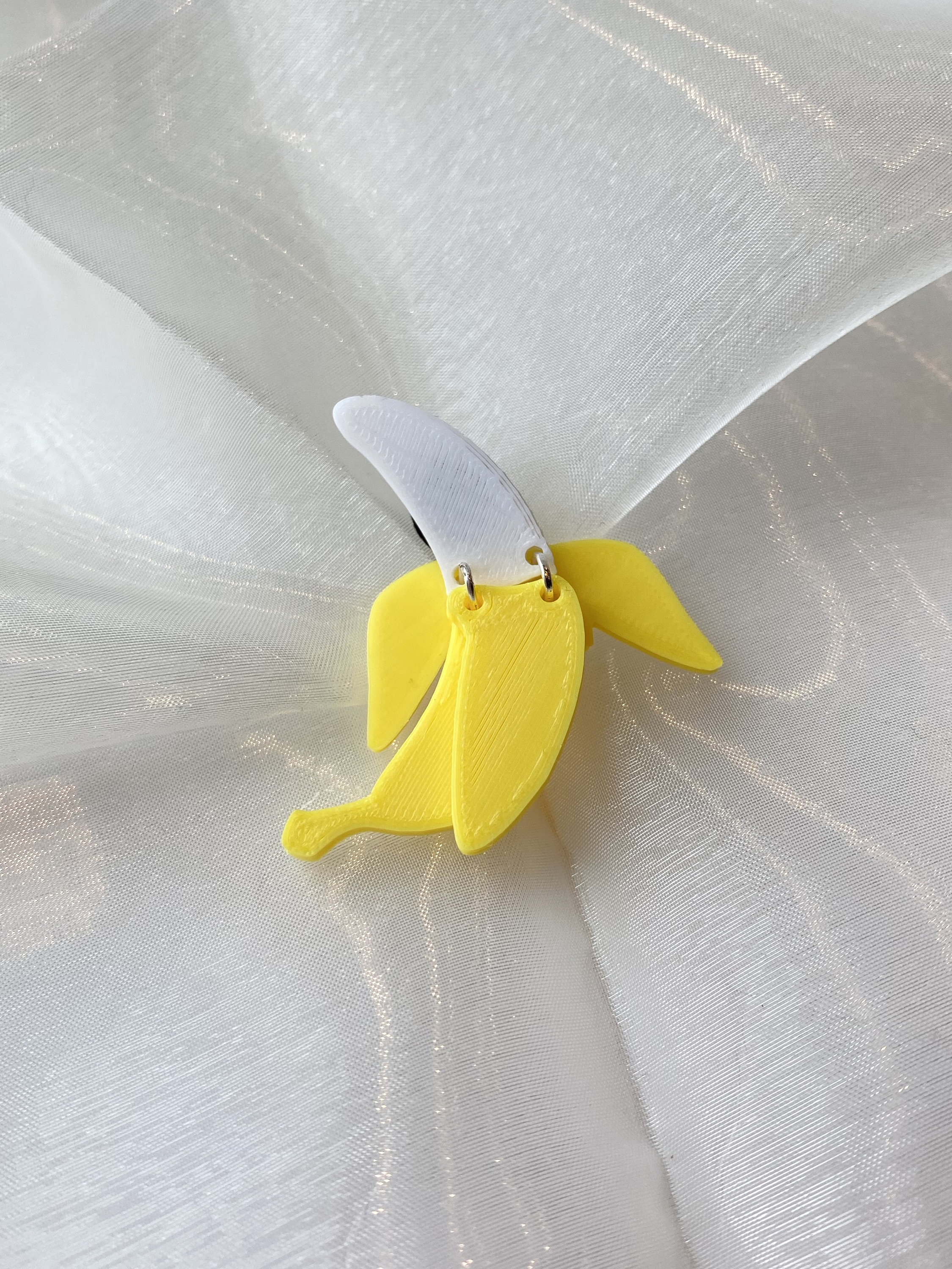 Banana Split 3D Printed Pin - Etsy