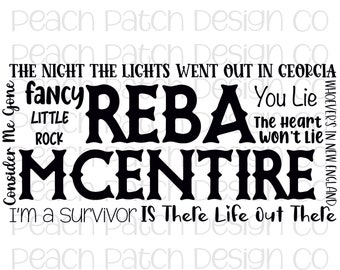 Reba Svg - Etsy