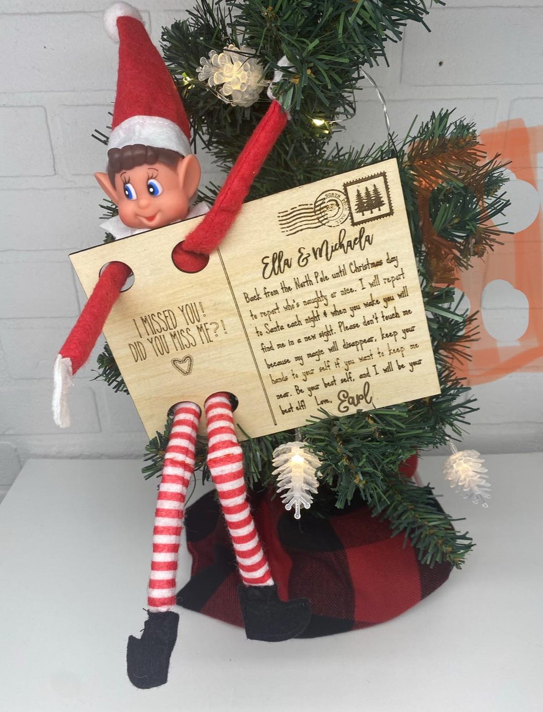 2 ELVES WELCOME BACK Digital File - Etsy