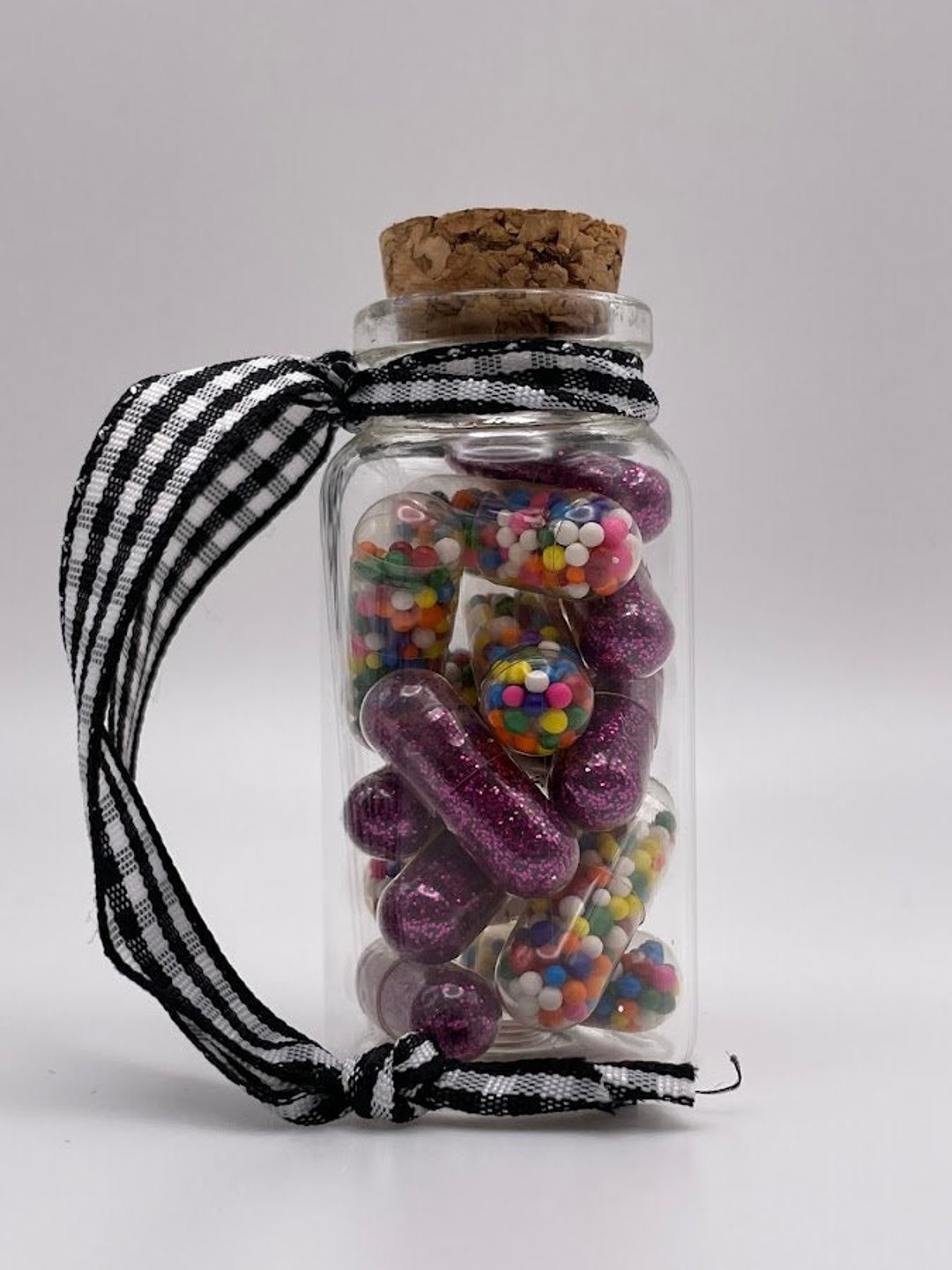 Glitter and Sprinkles Medicine Capsule Ornament - Etsy