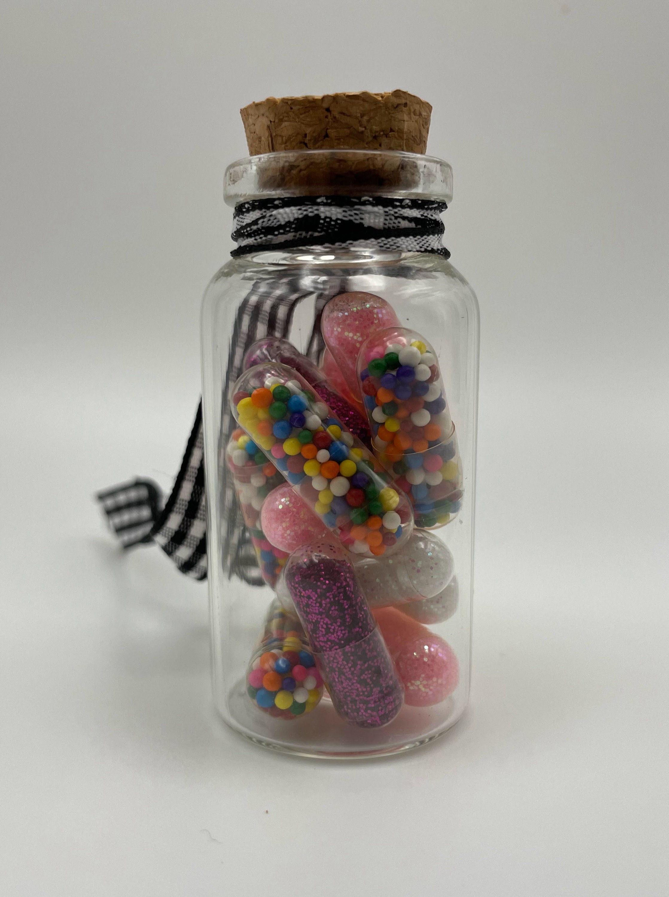 Glitter and Sprinkles Medicine Capsule Ornament - Etsy