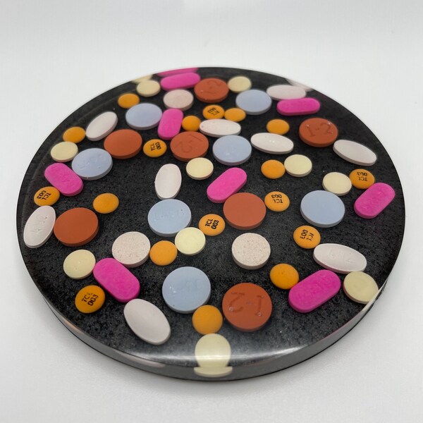 Pill Coaster - Etsy