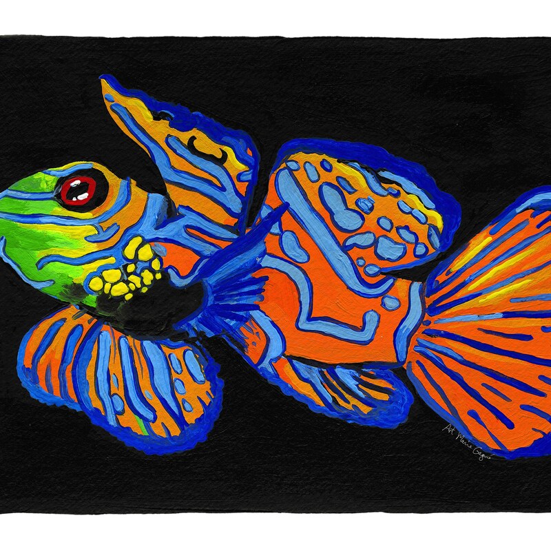 Mandarin Fish - Etsy