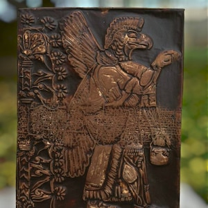 Nisroch - Assyrian Eagle God Eagle Headed Winged Geine,apkallu Wall Art ...