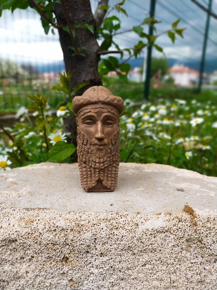 Sargon of Akkad Statue/ King of Akkad Mini Sculpture /sumerian - Etsy ...