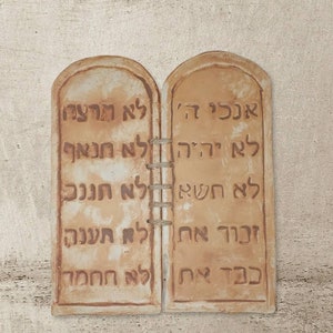 Ten Commandments Tablets/bible/moses Tablet - Etsy