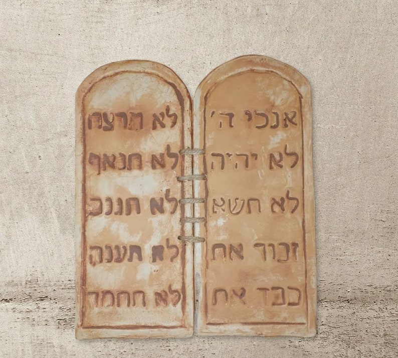 Ten Commandments Tablets/bible/moses Tablet - Etsy