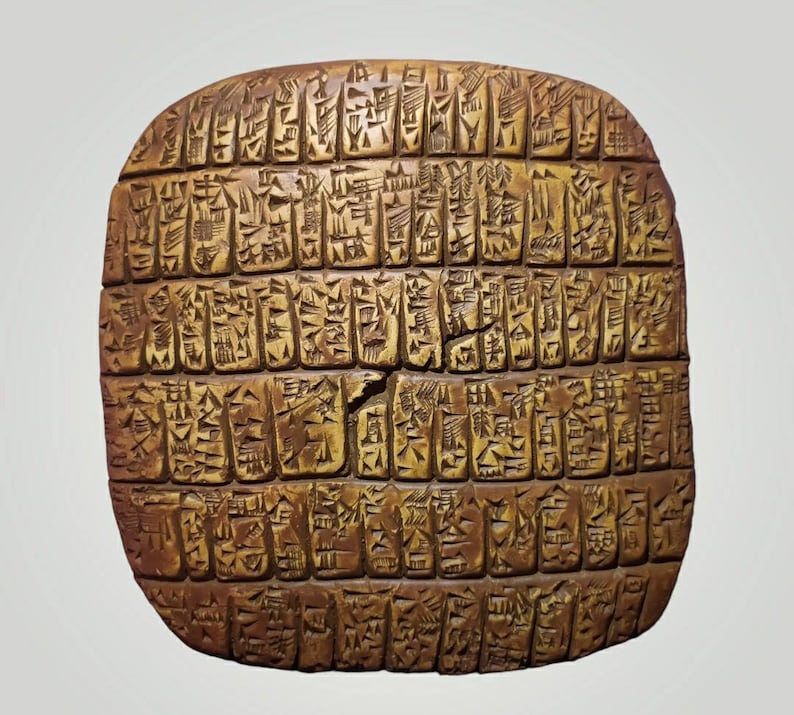 Nacaal Tablet Replica / Lost Continent of Mu / Cuneiform Tablet - Etsy ...