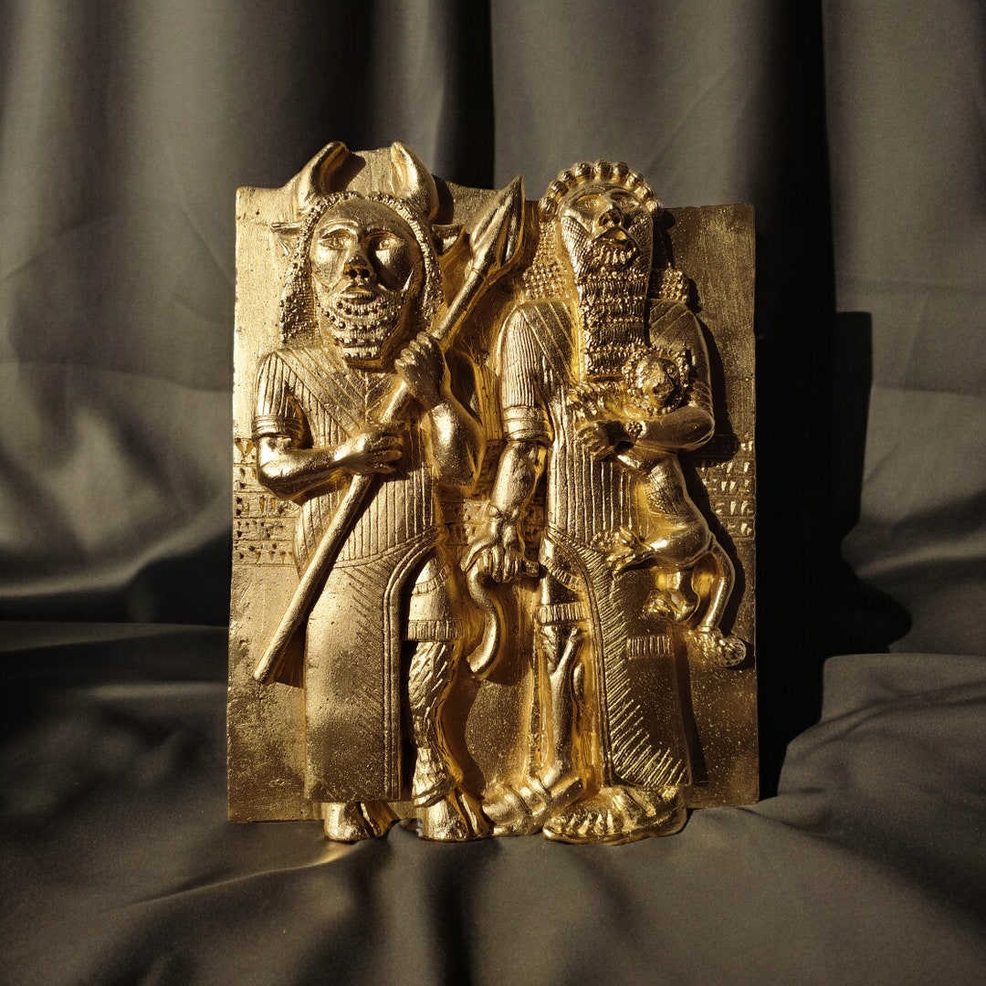 Gılghamesh and Enkidu Tablet / Humbaba - Etsy