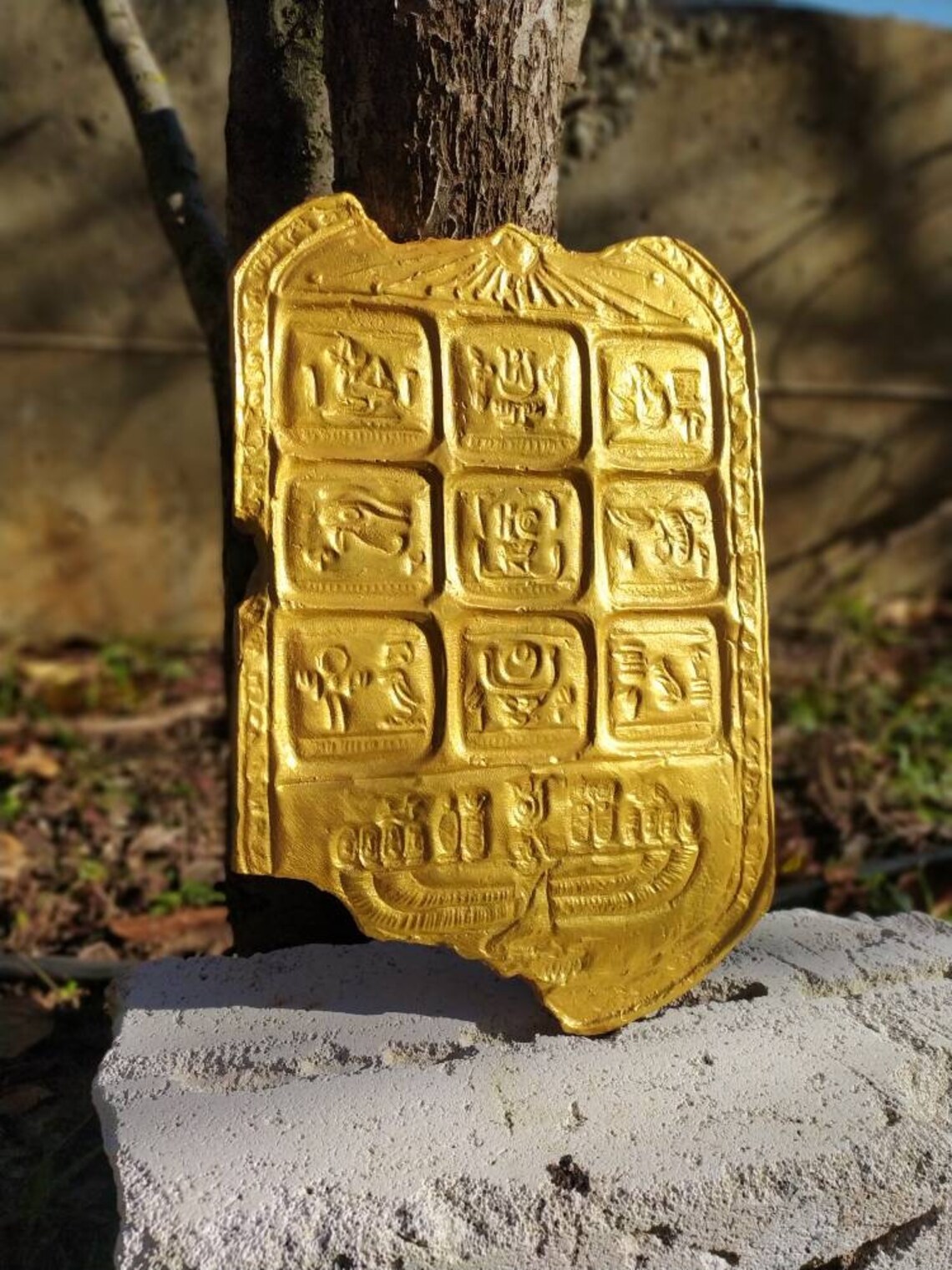 Ahkmenrah Tablet/golden Tablet of Ahkmenrah/night at the - Etsy