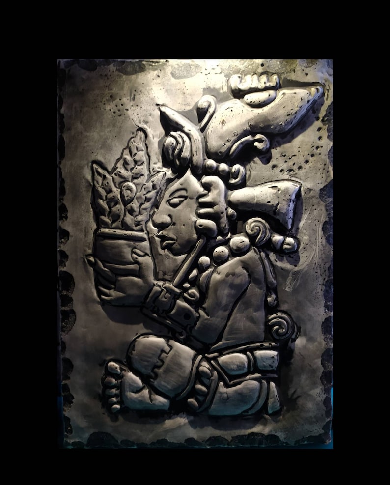 Yum Kaax Tablet / Mayan Tablet Art - Etsy