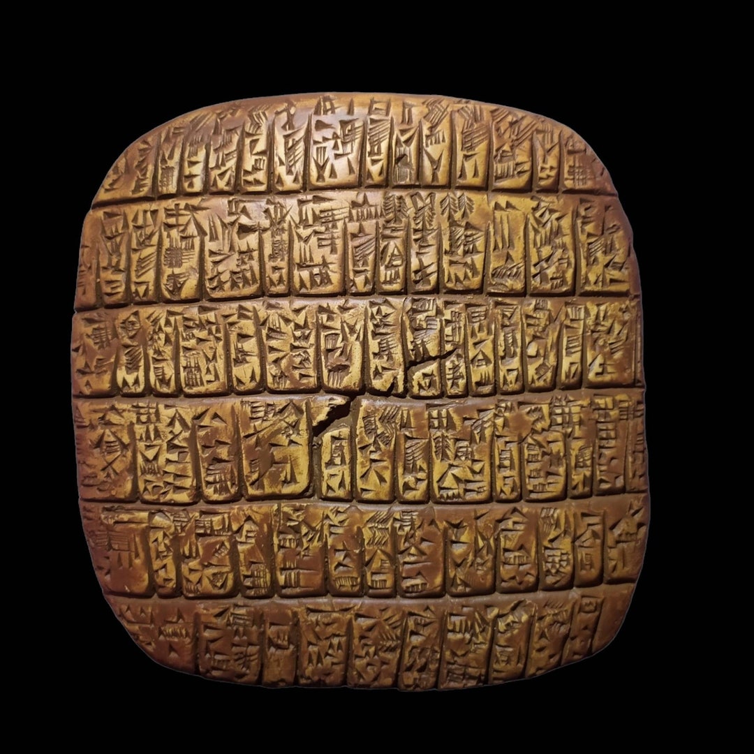 Nacaal Tablet Replica / Lost Continent of Mu / Cuneiform Tablet - Etsy