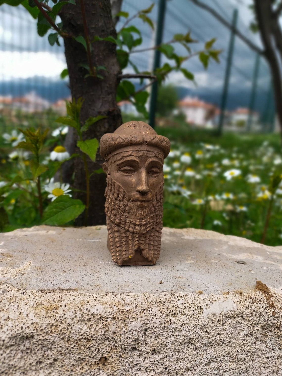 Sargon of Akkad Statue/ King of Akkad Mini Sculpture /sumerian - Etsy ...