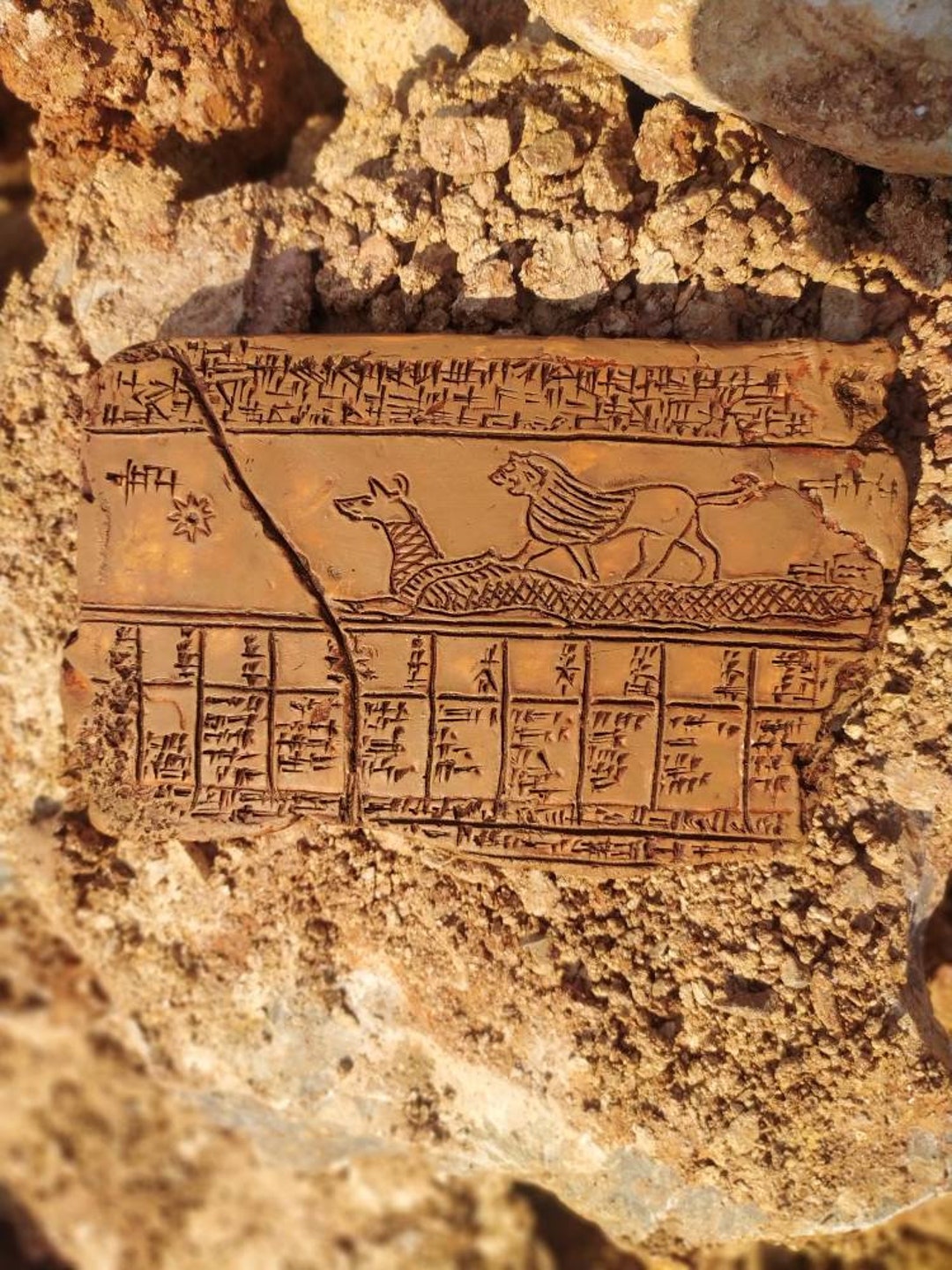 Babylonian Astrological Tablet Replica / Almanac Tablet / - Etsy