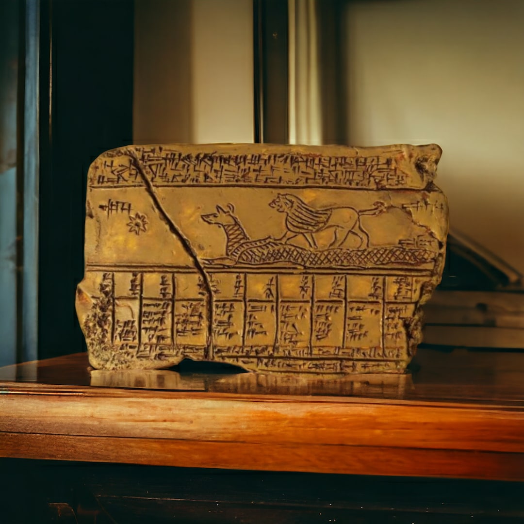 Babylonian Astrological Tablet Replica / Almanac Tablet / Cuneiform - Etsy