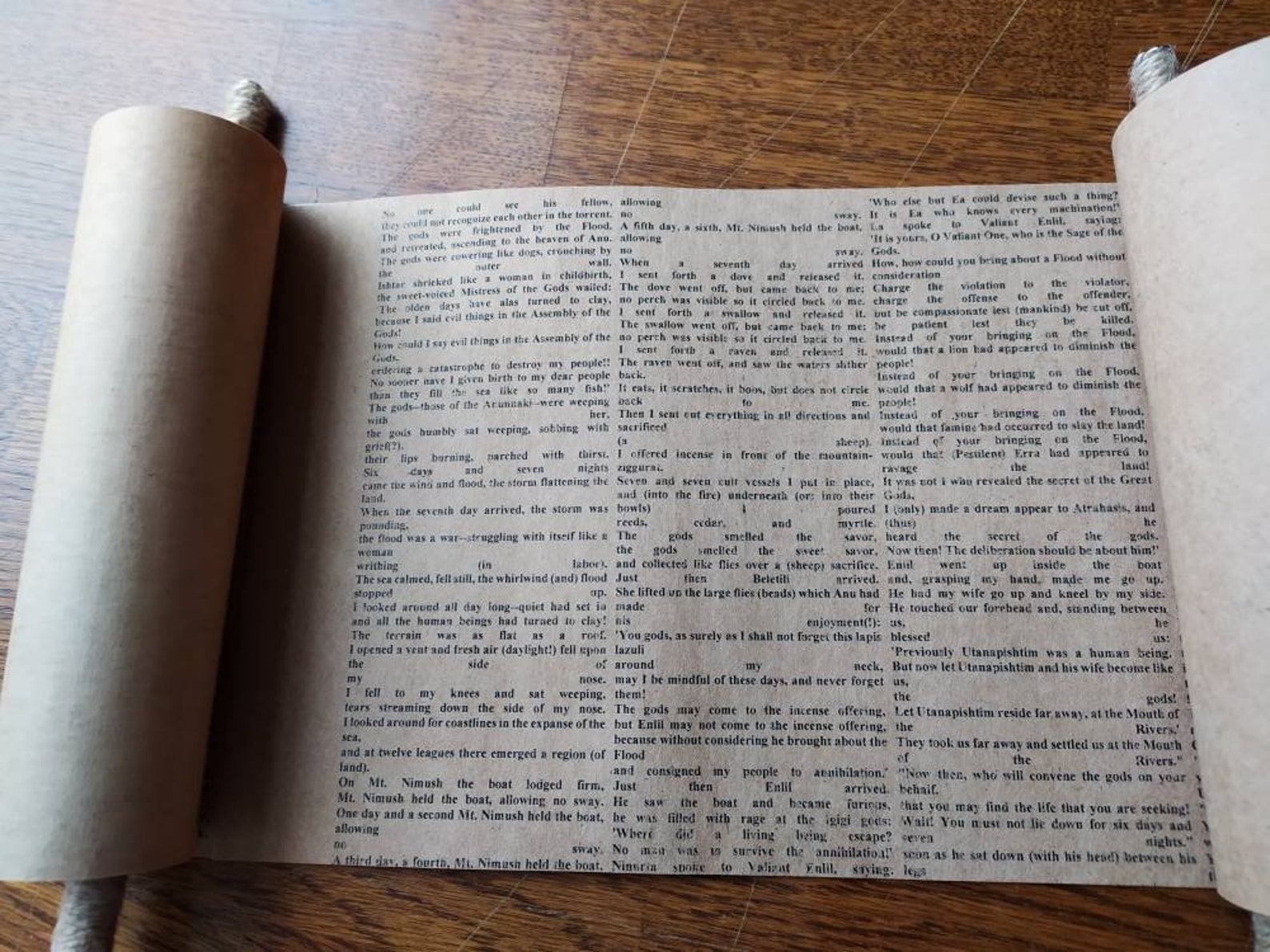 Epic of Gılghamesh Flood Tablet English Translate - Etsy