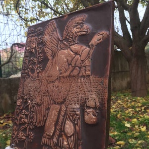 Nisroch Assyrian Eagle God Eagle Headed Winged Geine,apkallu Wall Art,sumerian,babylon,annunaki ...