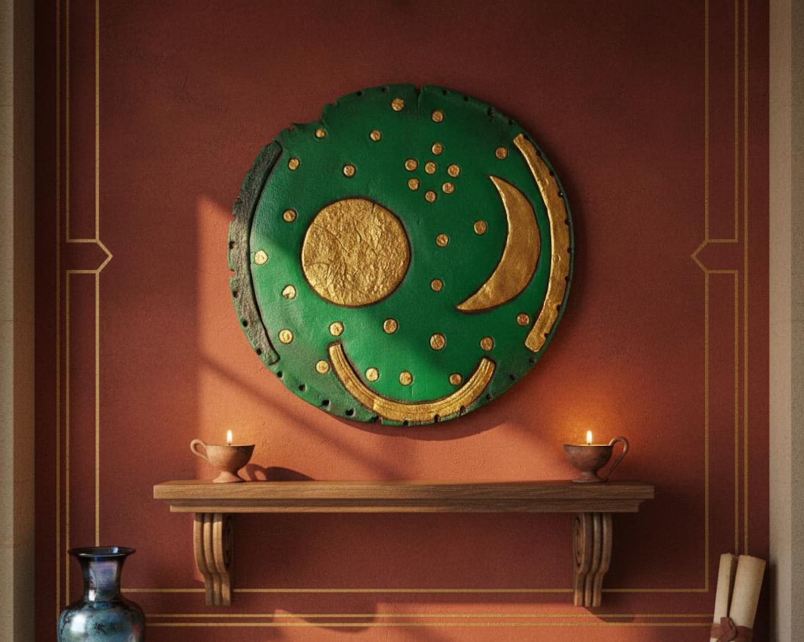 Nebra Sky Disc Replica - Etsy