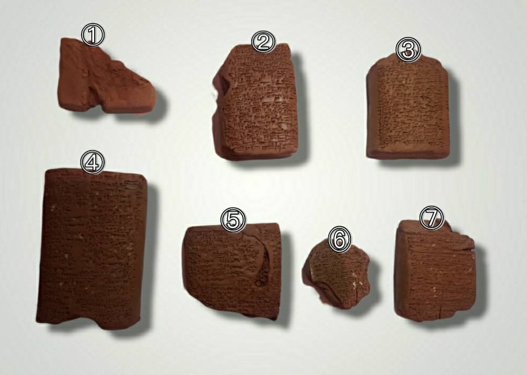 Enuma Elish:the Seven Tablets of the History of Creation Replica Art - Etsy