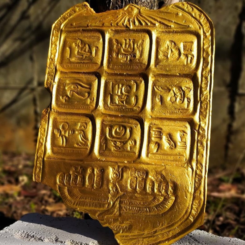 Ahkmenrah Tablet/golden Tablet of Ahkmenrah/night at the - Etsy