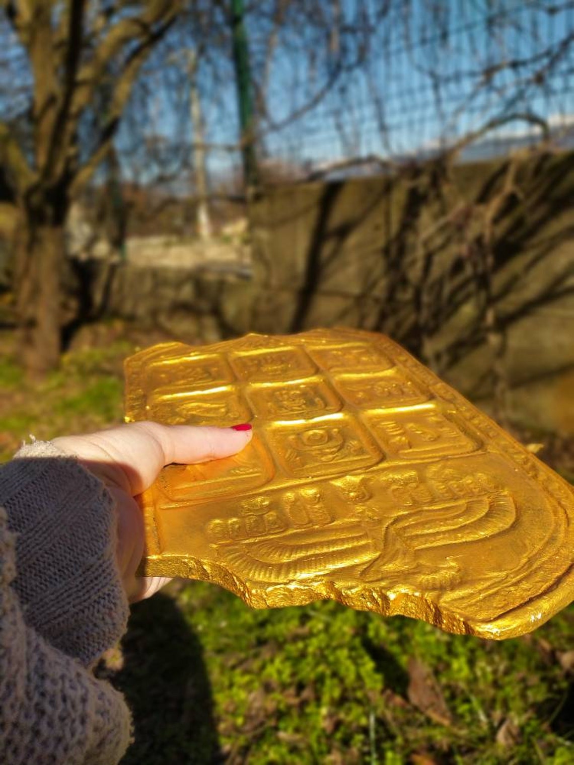 Ahkmenrah Tablet/golden Tablet of Ahkmenrah/night at the - Etsy