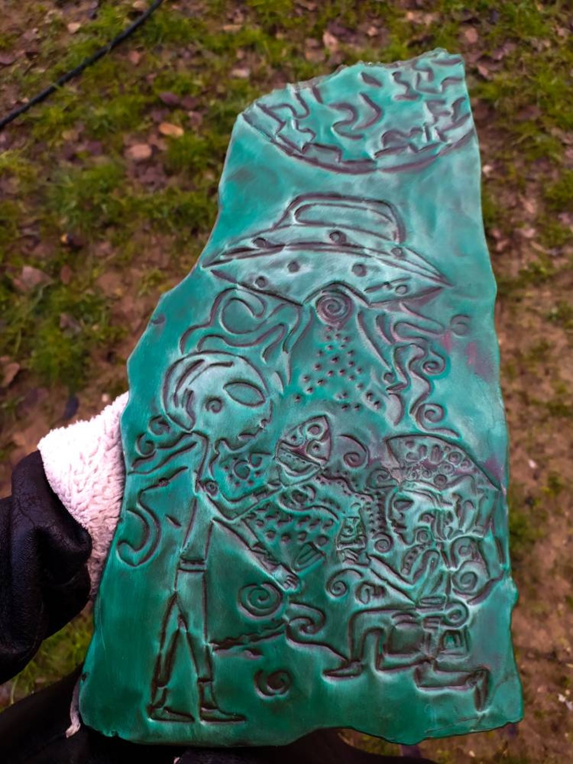 Ancient Alien Replica/alien Tablet /ancient - Etsy